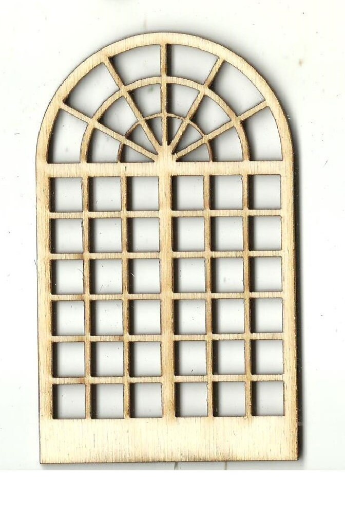 Window Laser Cut Out Unfinished Wood Shape Craft Supply - Etsy