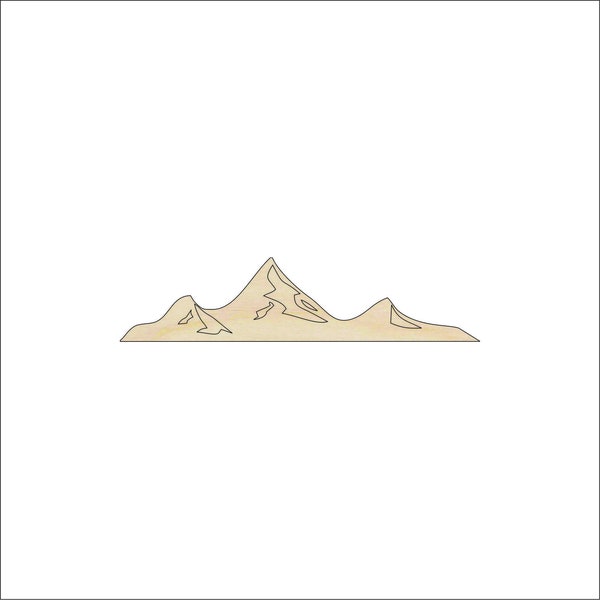 Mountain Cut Out - Etsy