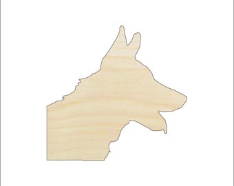 German Shepherd Laser Cut Out Wood Shape Craft Supply - Etsy