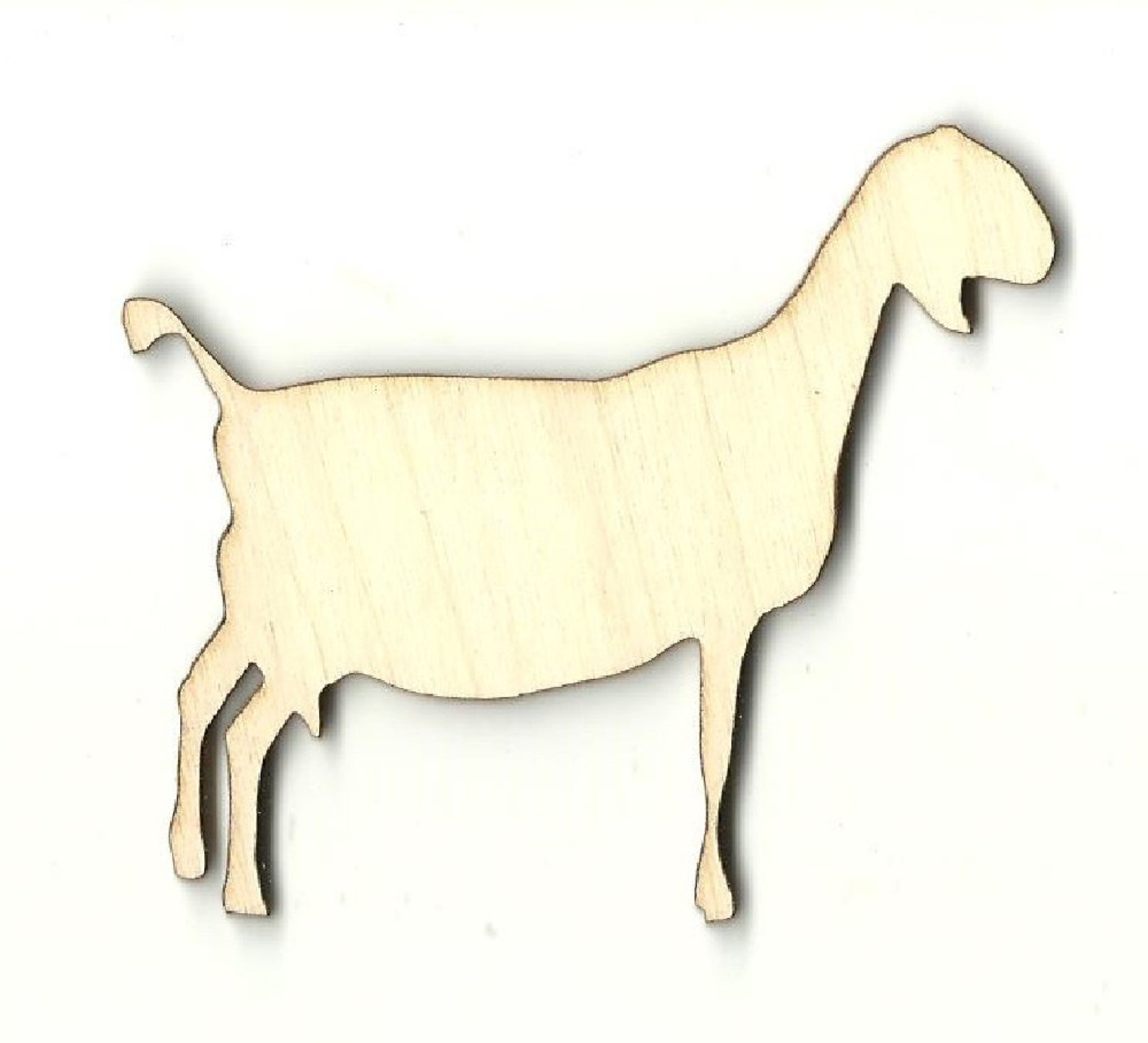 Goat Laser Cut Out Unfinished Wood Shape Craft Supply SHP9 | Etsy