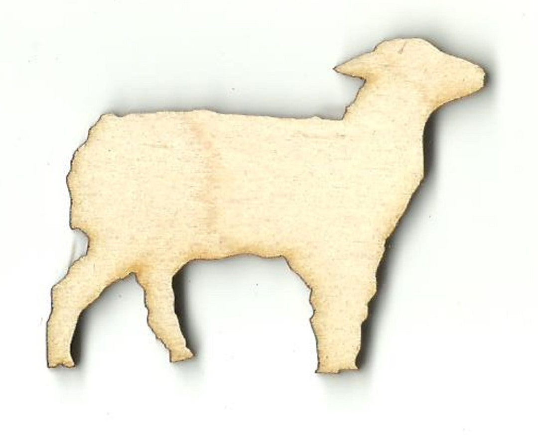 Sheep Laser Cut Out Unfinished Wood Shape Craft Supply SHP35 - Etsy