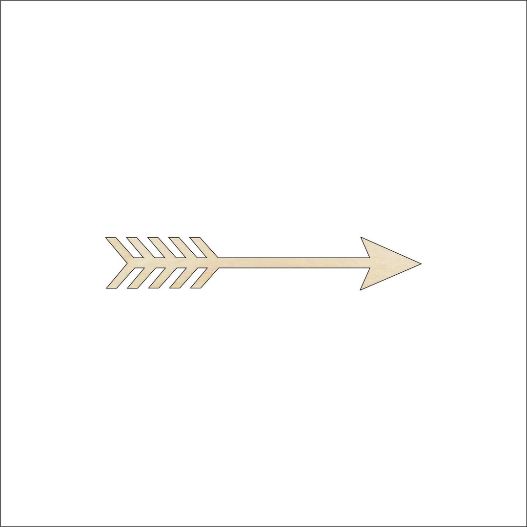 Arrow Laser Cut Out Unfinished Wood Shape Craft Supply ARW15 - Etsy