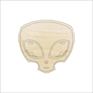 Alien Laser Cut Out Unfinished Wood Shape Craft Supply SPC1 - Etsy