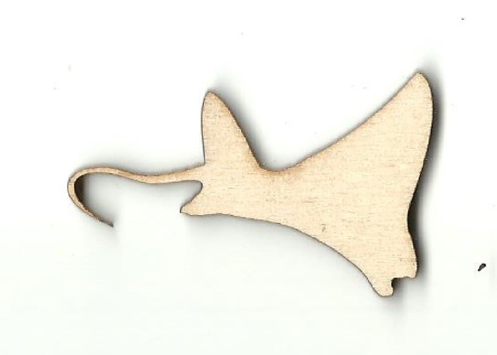 Stingray Laser Cut Out Unfinished Wood Shape Craft Supply - Etsy