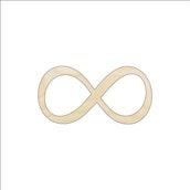 Infinity Sign Laser Cut Out Unfinished Wood Shape Craft Supply SGN24 - Etsy