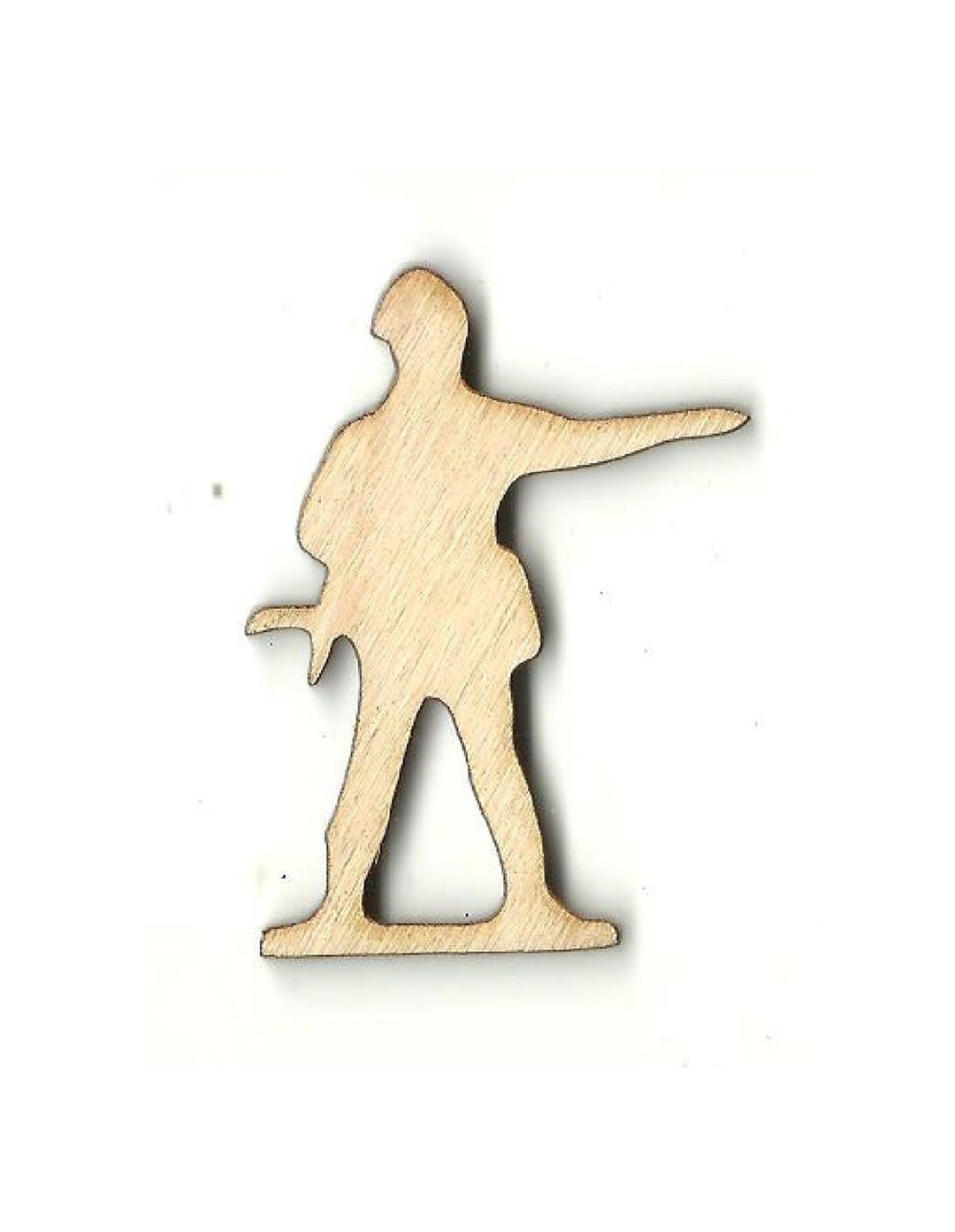Army Man Laser Cut Out Unfinished Wood Shape Craft Supply - Etsy