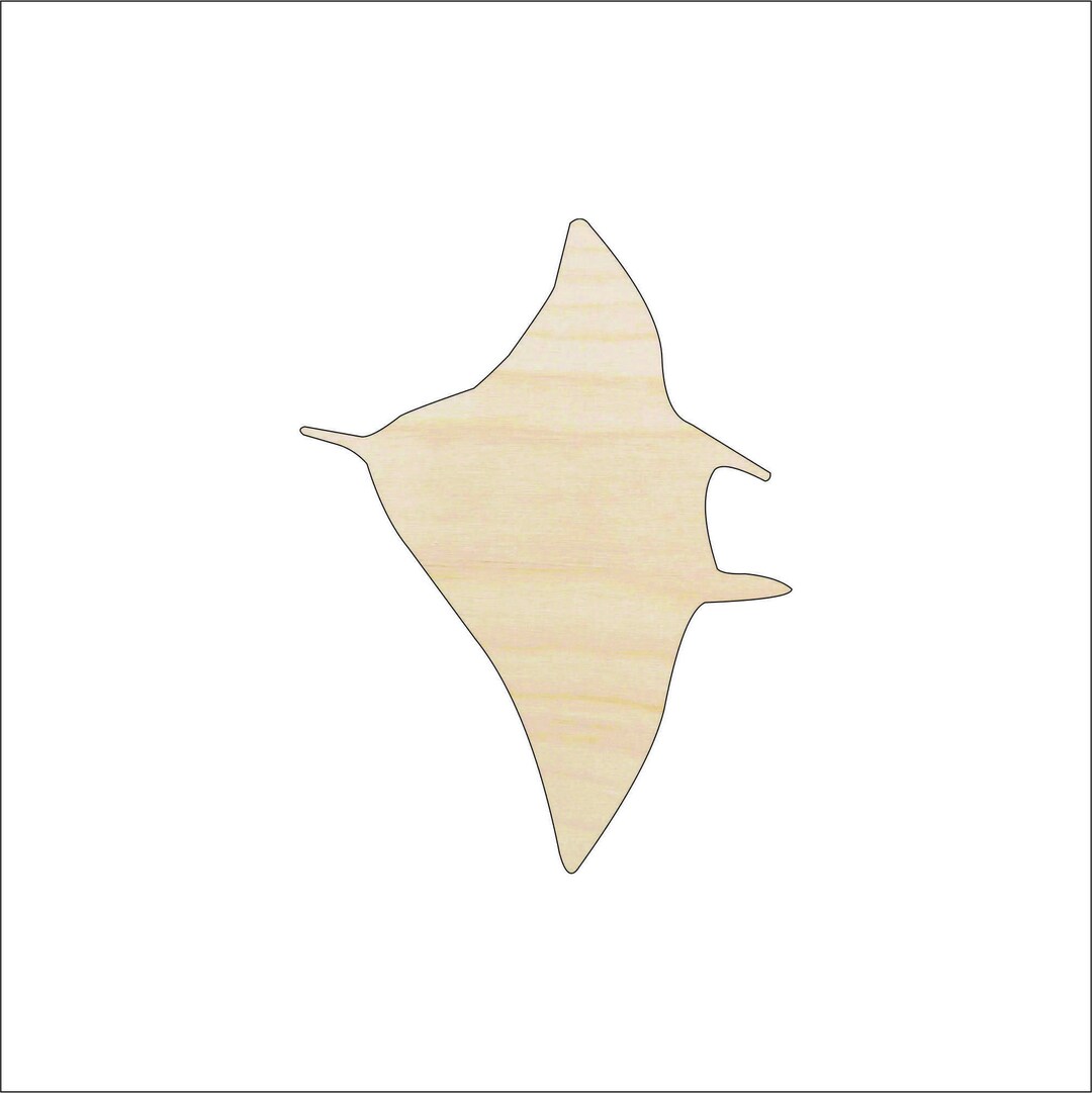 Manta Ray Laser Cut Out Unfinished Wood Shape Craft Supply SEA68 - Etsy