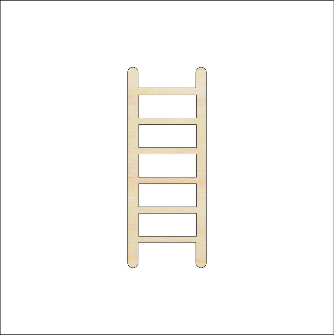 Ladder - Laser Cut Out Unfinished Wood Shape Craft Supply BLD128 - Etsy