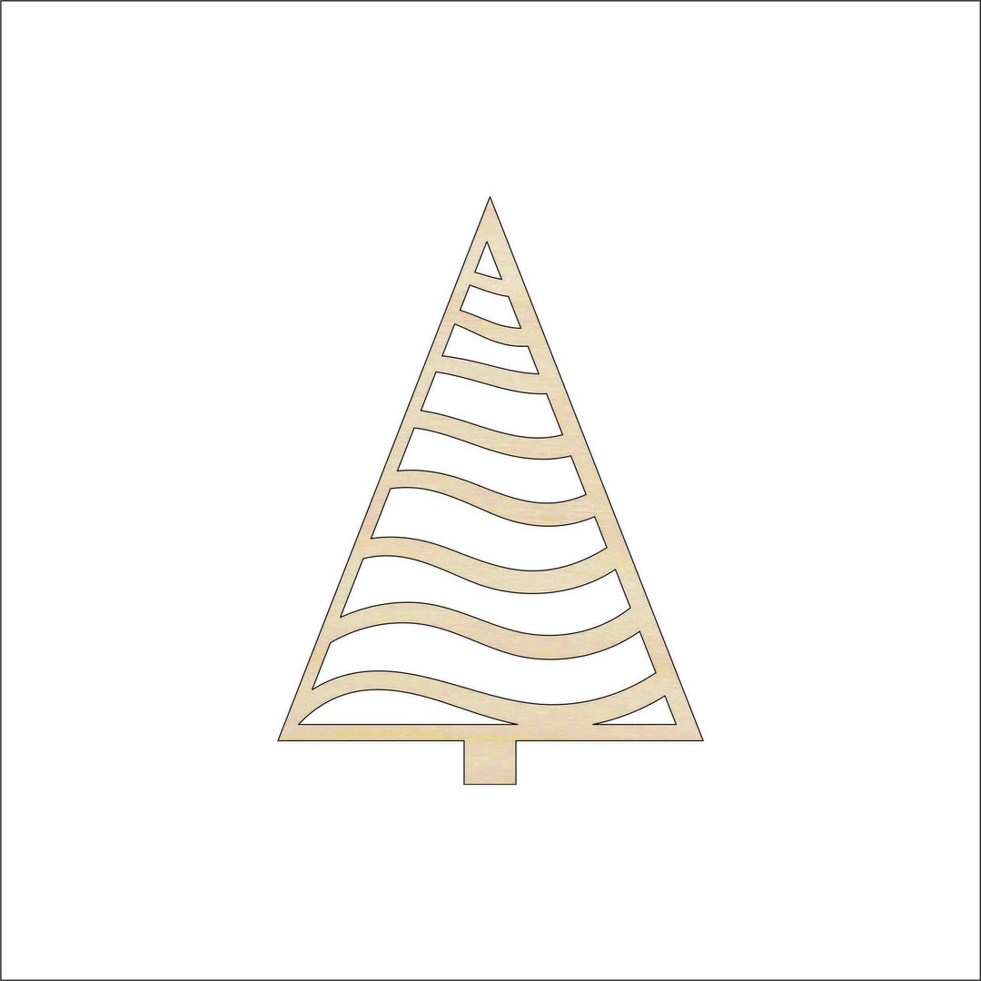 Tree Laser Cut Out Unfinished Wood Craft Shape TRE129 - Etsy