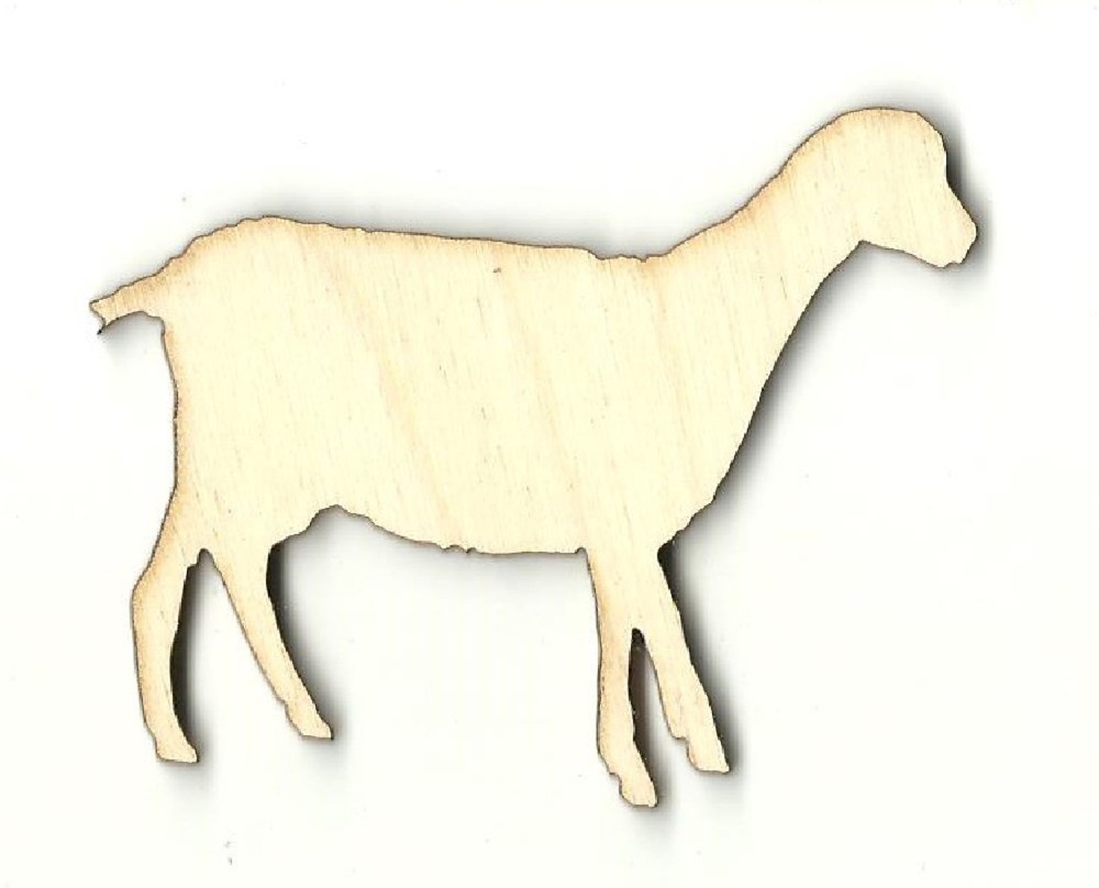 Goat Laser Cut Out Unfinished Wood Shape Craft Supply SHP10 - Etsy
