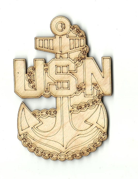 US Navy Laser Cut Out Unfinished Wood Shape Craft Supply - Etsy