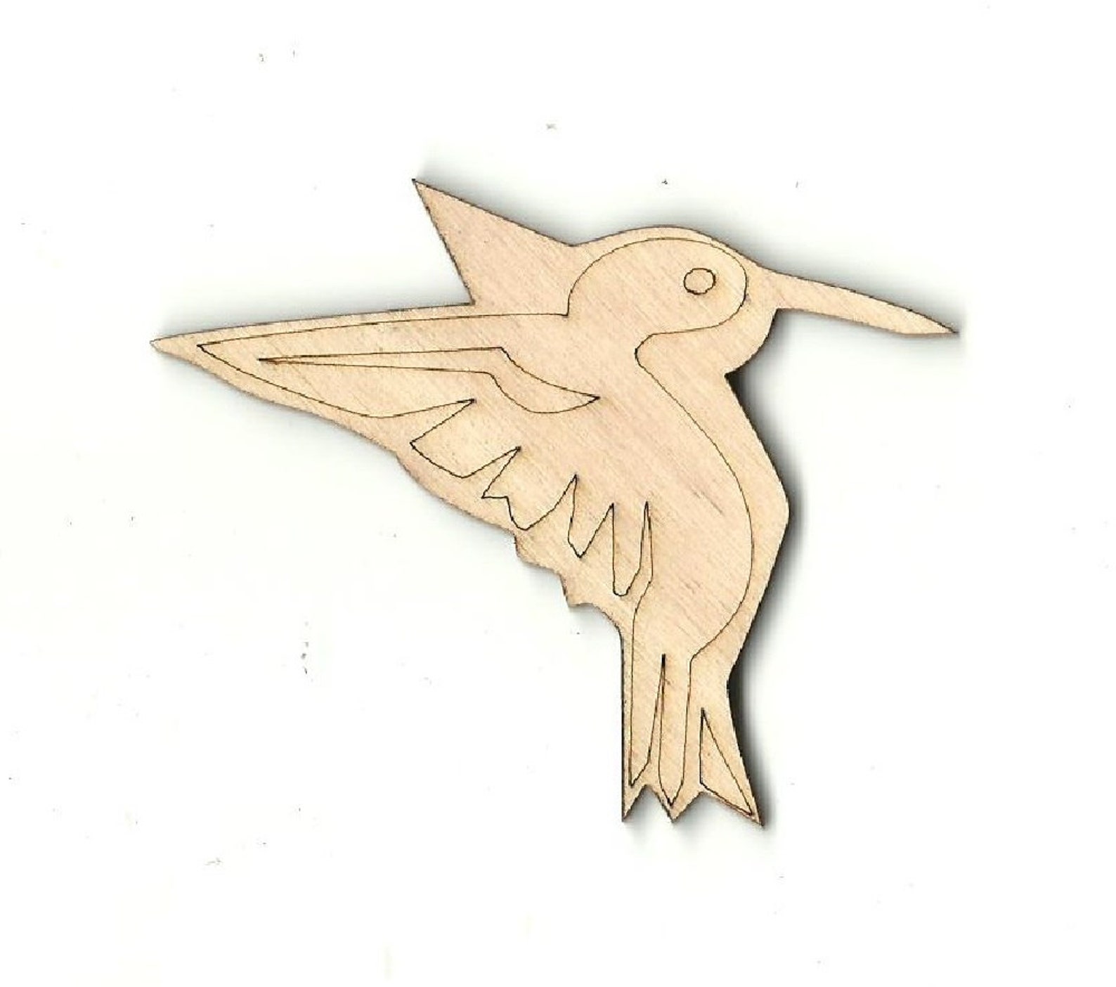 Hummingbird Laser Cut Out Unfinished Wood Shape Craft Supply - Etsy