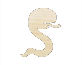 Snake Wood multiple Sizes Cutout Craft Supply-sanded - Etsy
