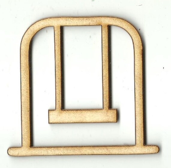 Swing Laser Cut Out Unfinished Wood Shape Craft Supply BLD82 | Etsy