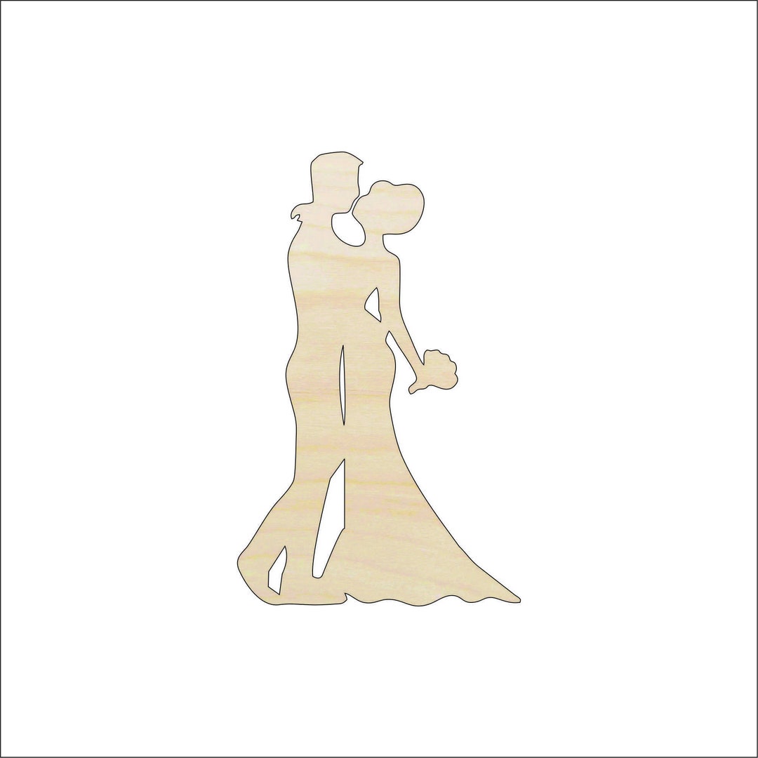 People Couple Laser Cut Out Unfinished Wood Shape Craft Supply WDG28 - Etsy