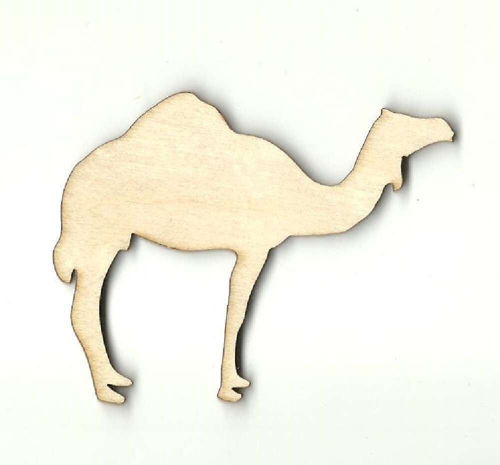 Camel Laser Cut Out Unfinished Wood Shape Craft Supply CML4 - Etsy