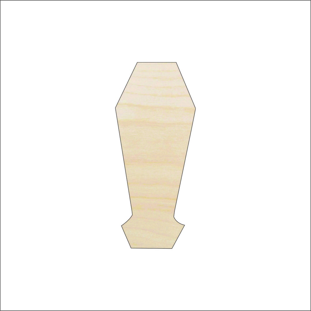 Coffin Laser Cut Out Unfinished Wood Shape Craft Supply FAL96 - Etsy