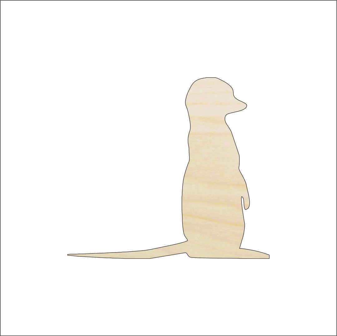 Meerkat - Laser Cut Out Unfinished Wood Craft Shape ANML32 - Etsy