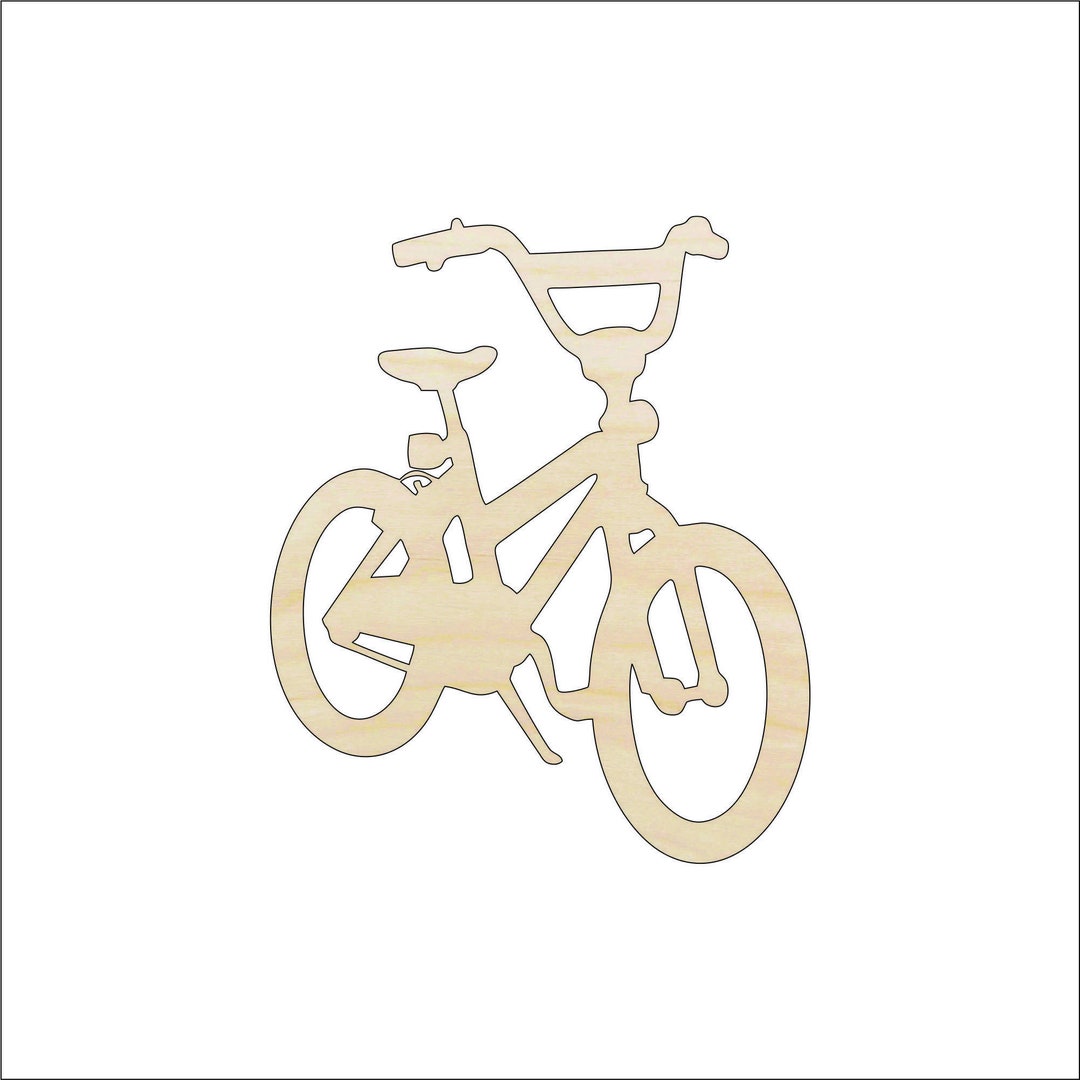 Bicycle - Laser Cut Out Unfinished Wood Shape Craft Supply BIK16 - Etsy