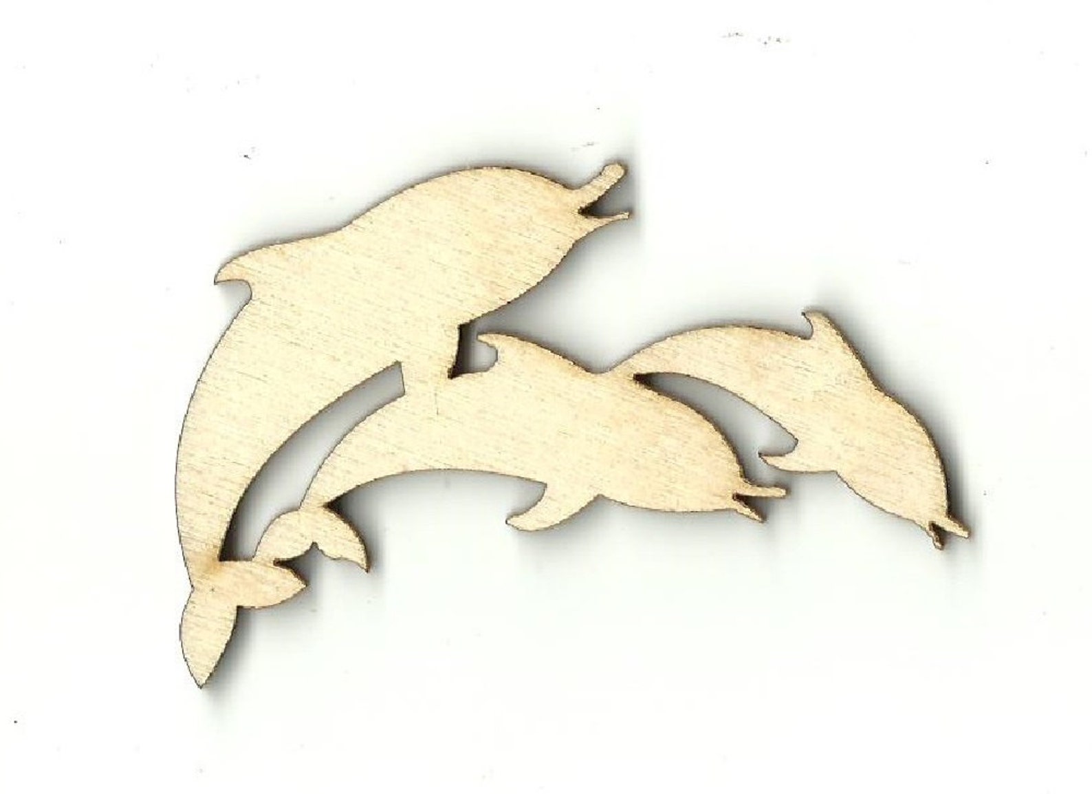 Dolphins Laser Cut Out Unfinished Wood Shape Craft Supply - Etsy