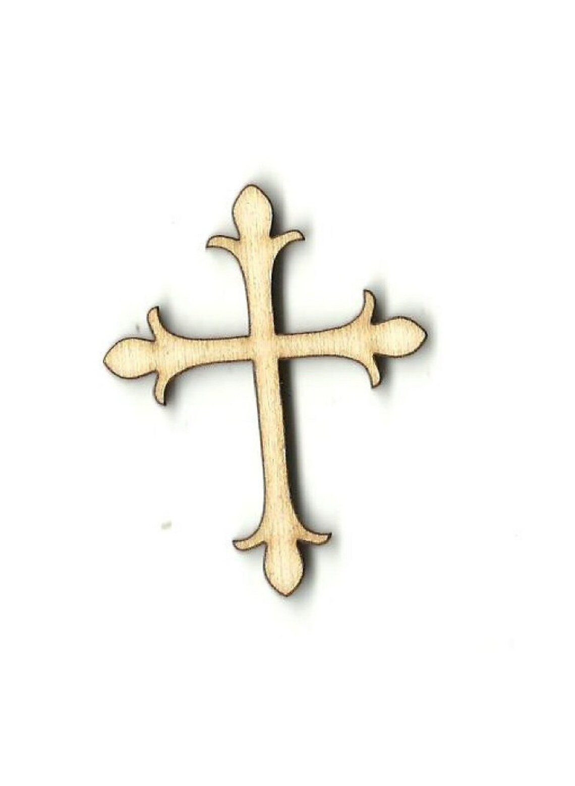 Cross Laser Cut Out Unfinished Wood Shape Craft Supply REL8 - Etsy