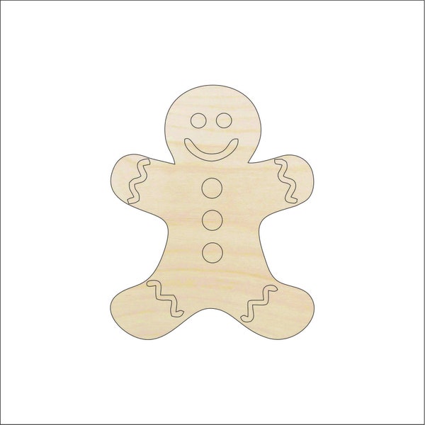 Wood Gingerbread Man - Etsy
