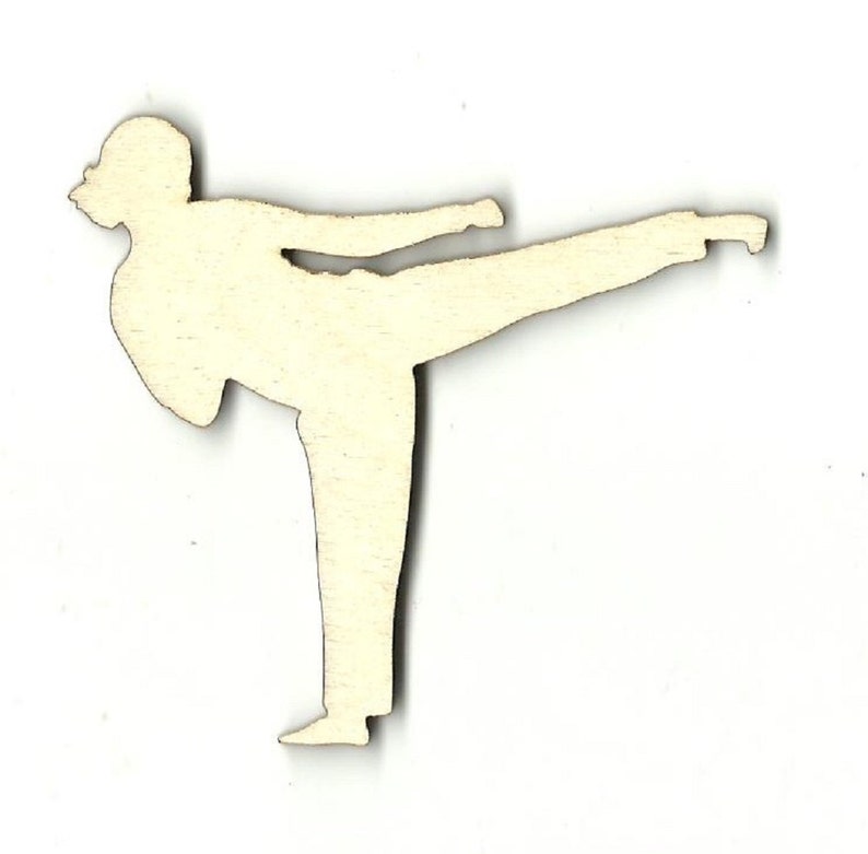 Karate Laser Cut Out Unfinished Wood Shape Craft Supply - Etsy