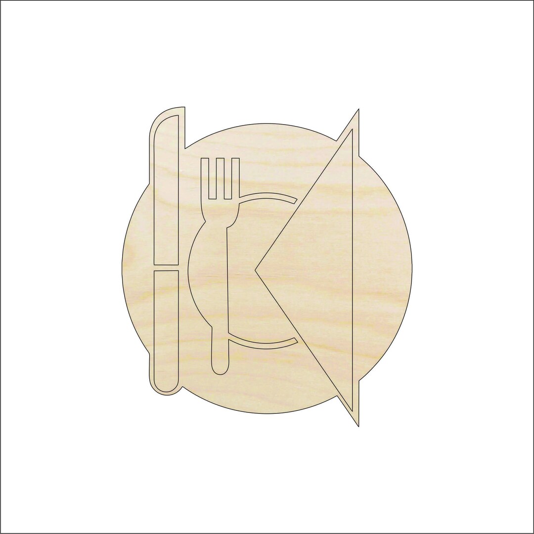 Sign Food - Unfinished Laser Cut Out Wood Shape Craft Supply DCR43 - Etsy