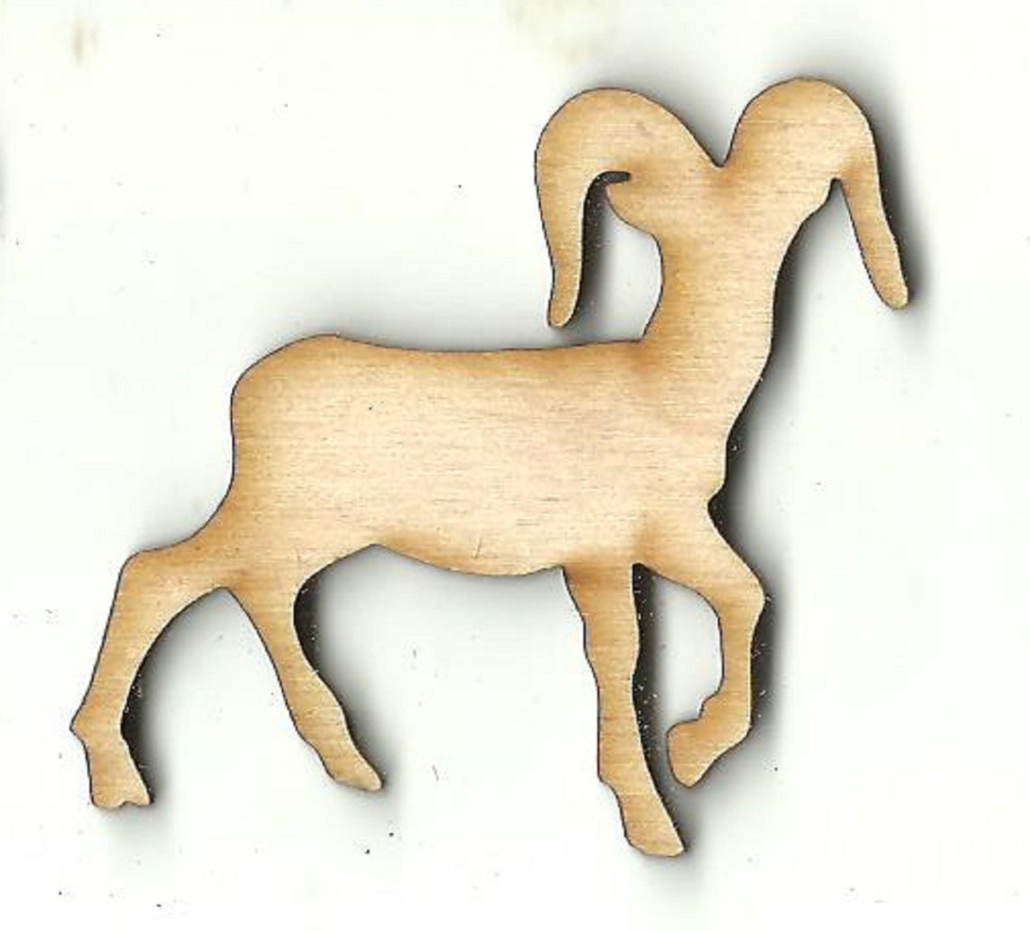 Mountain Goat Laser Cut Out Unfinished Wood Shape Craft - Etsy