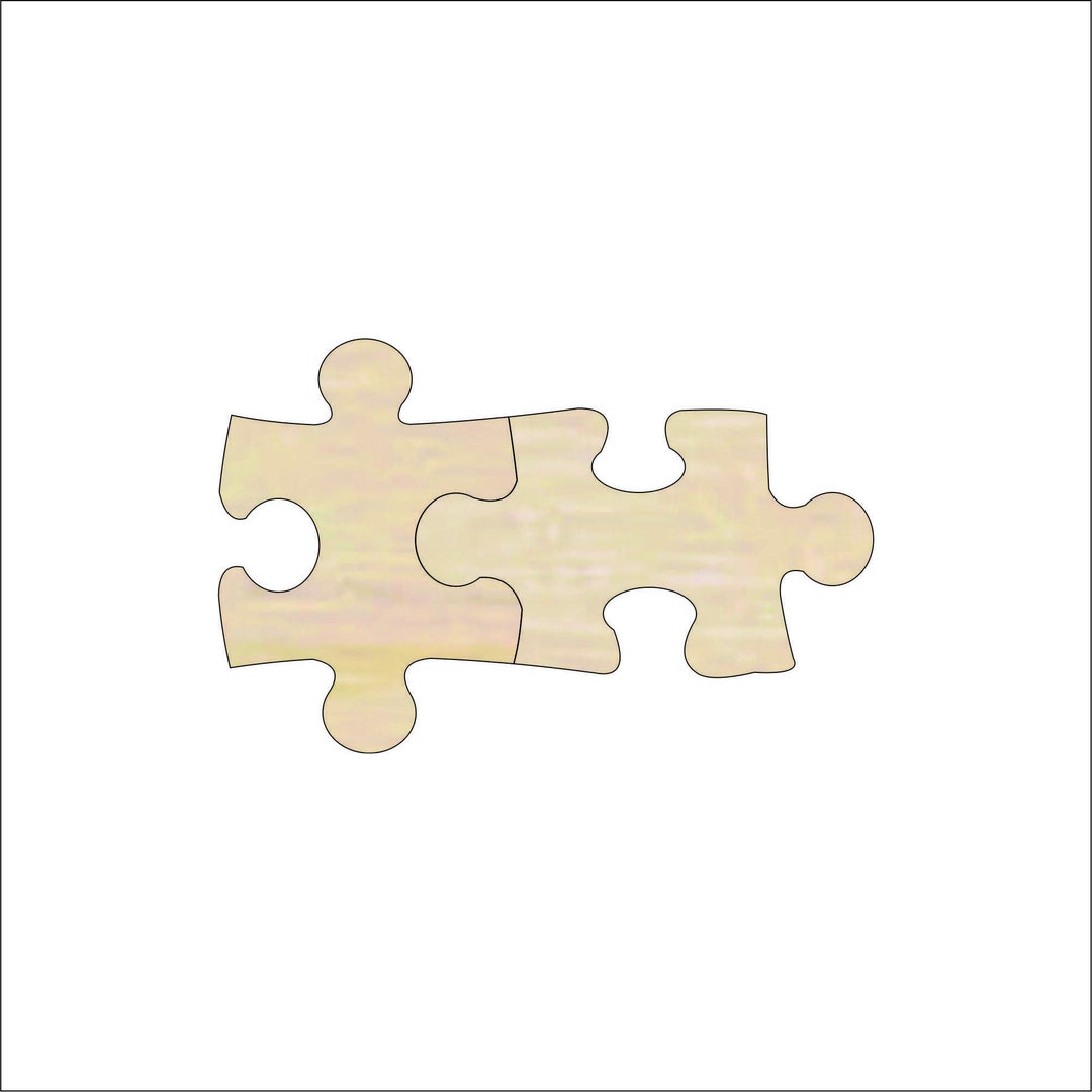 Toy Puzzle Laser Cut Out Unfinished Wood Shape Craft Supply PZL2 - Etsy