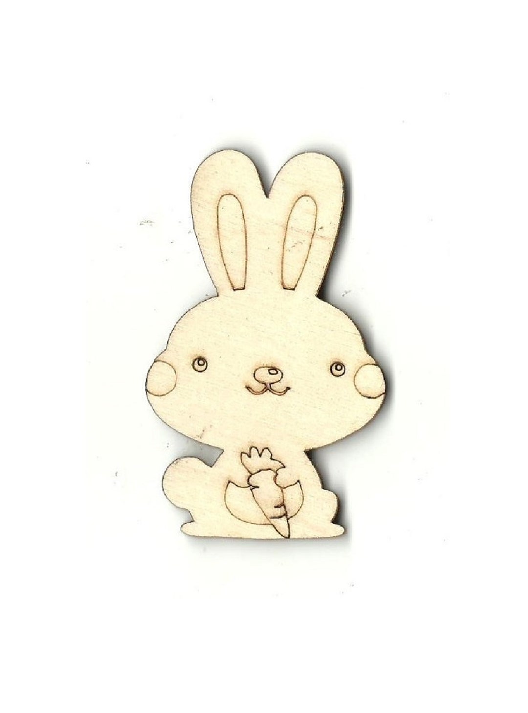 Bunny Rabbit Unfinished Laser Cut Out Wood Shape Craft - Etsy