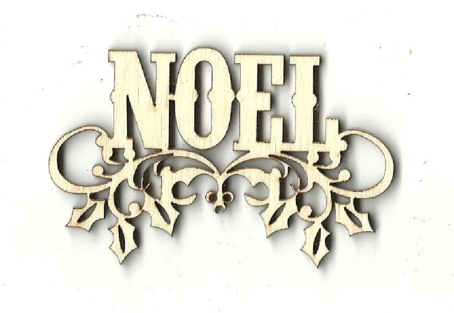 Noel Laser Cut Out Unfinished Wood Shape Craft Supply XMS94 - Etsy