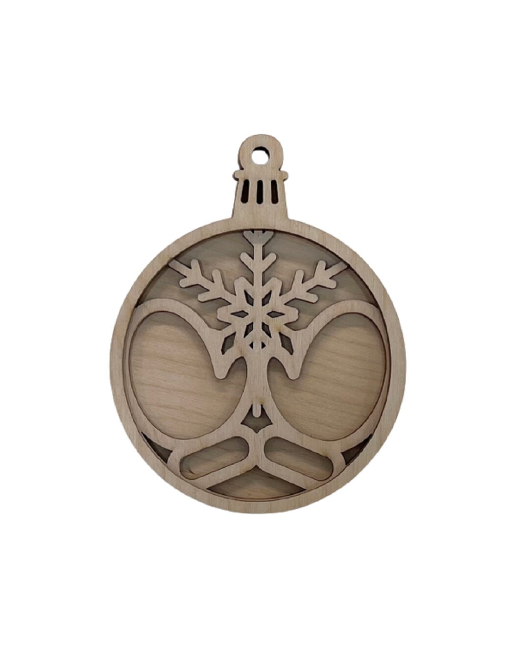 3D Ornament Mitten 3 Pieces Unfinished Laser Cut Out Wood Craft ORN27 ...