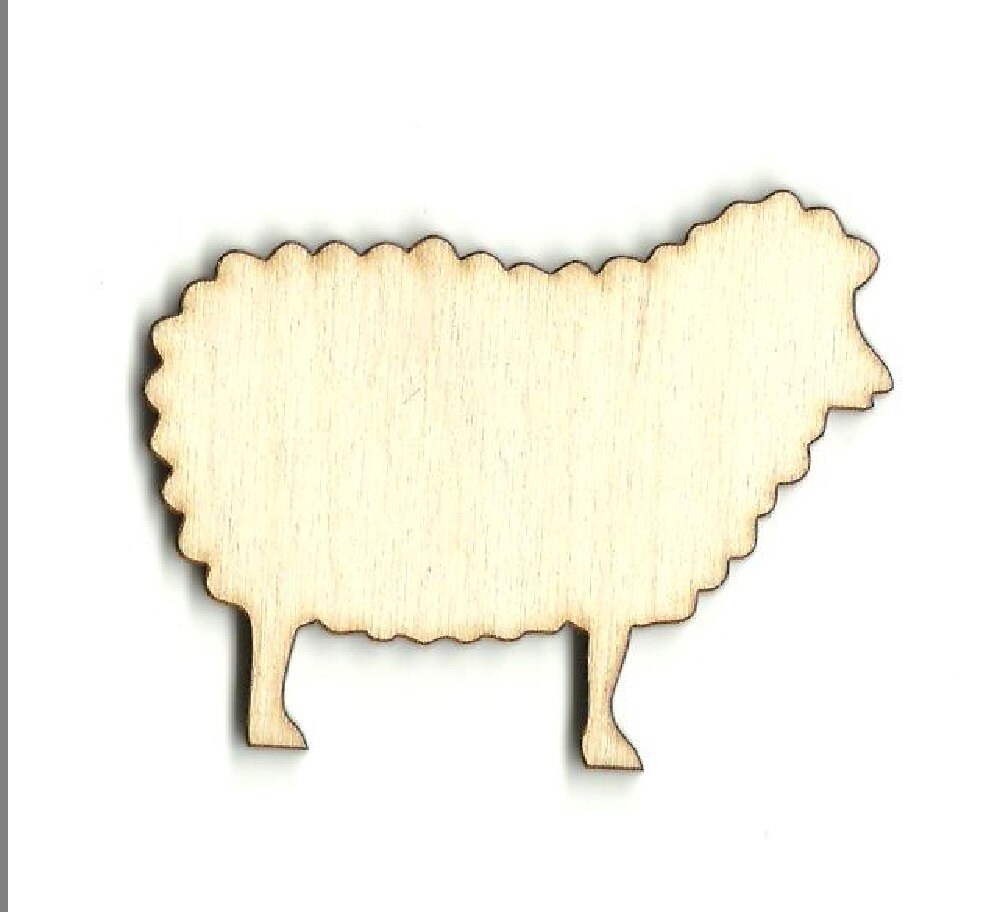 Sheep Laser Cut Out Unfinished Wood Shape Craft Supply SHP7 - Etsy Canada