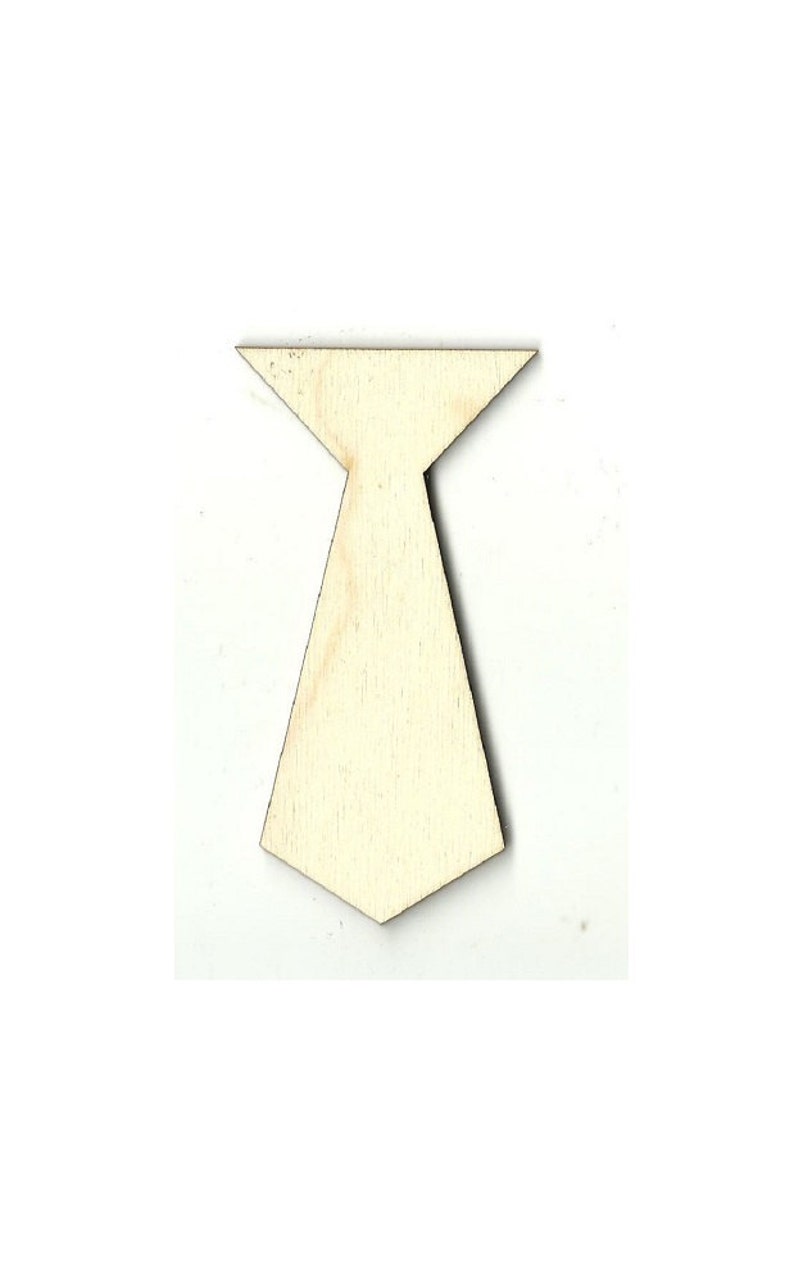 Tie Laser Cut Out Unfinished Wood Shape Craft Supply CLT16 - Etsy