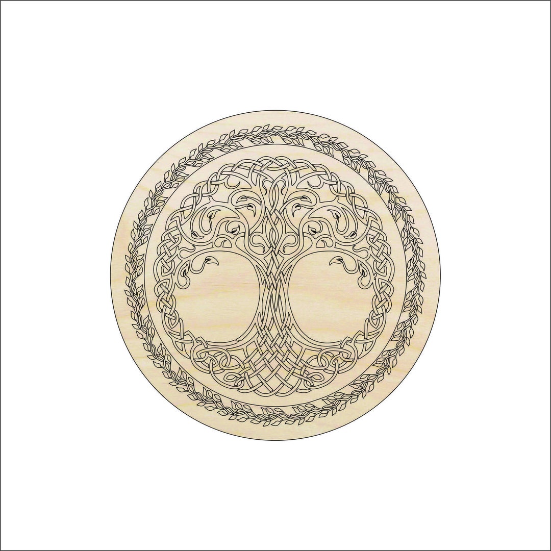 Tree of Life - Laser Cut Out Unfinished Wood Shape Craft Supply TRE28 ...