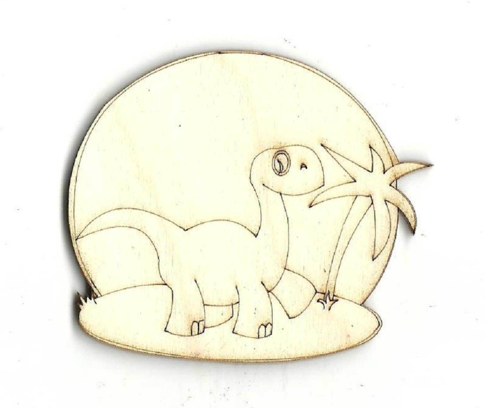 Dinosaur Laser Cut Out Unfinished Wood Shape Craft Supply | Etsy