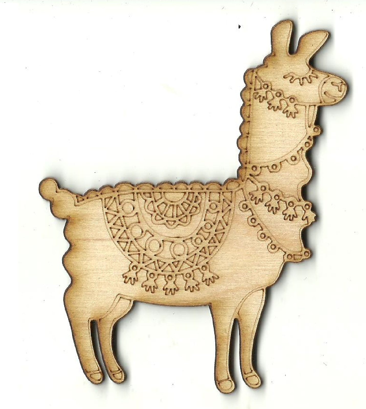 Sculpting & Forming Craft Supplies & Tools Llama Shape Laser Cut ...