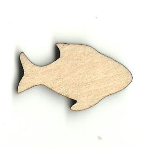 Fish Laser Cut Out Unfinished Wood Shape Craft Supply FSH1 - Etsy