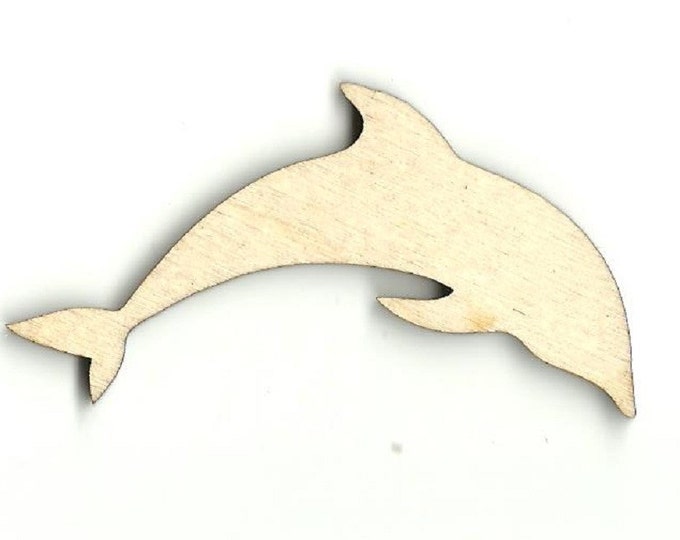 Dolphins Laser Cut Out Unfinished Wood Shape Craft Supply - Etsy