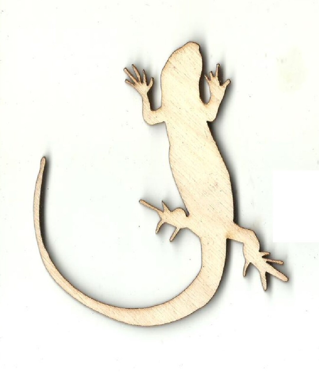 Lizard Laser Cut Out Unfinished Wood Shape Craft Supply - Etsy