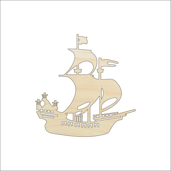 Pirate Ship Cut Out - Etsy