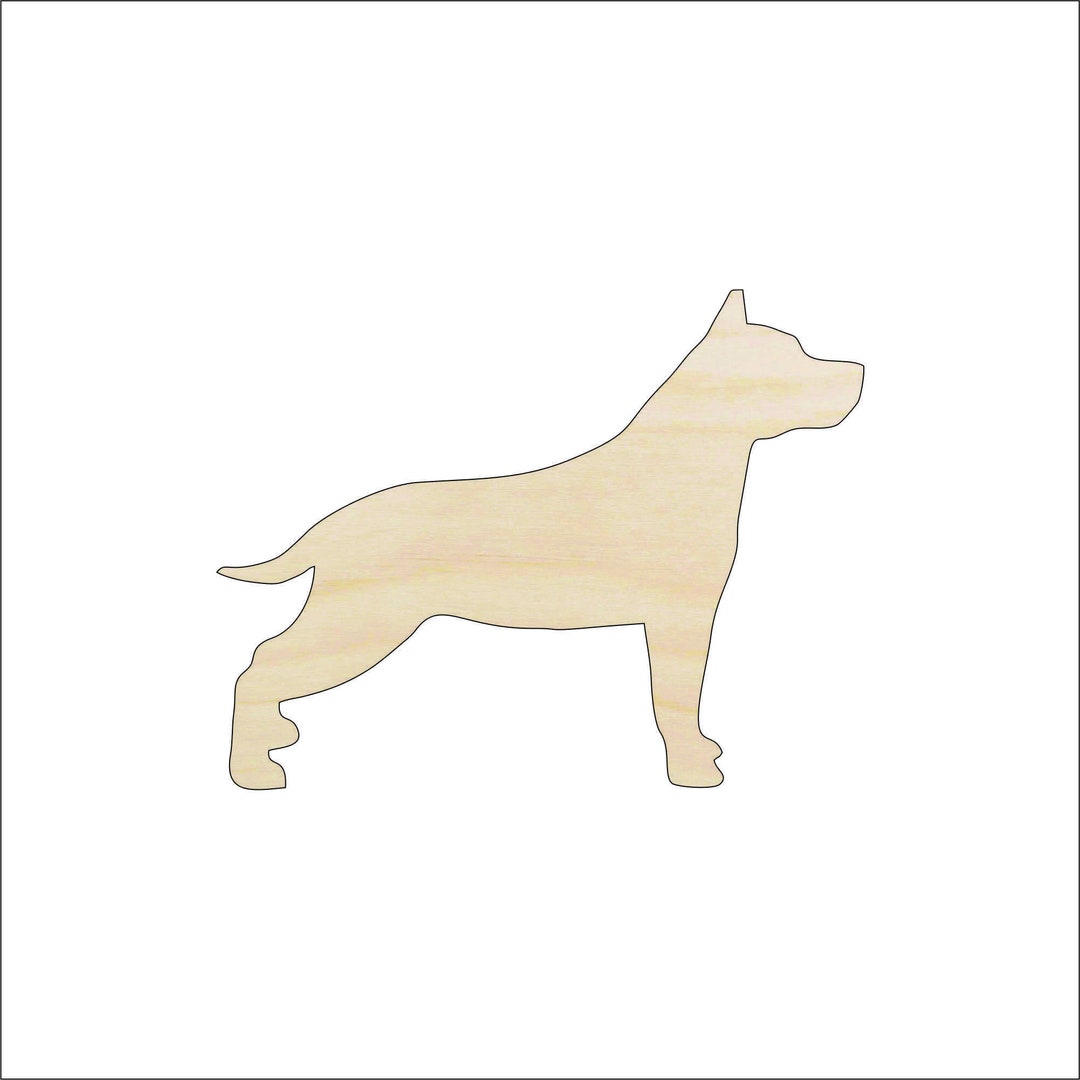 Dog Laser Cut Out Unfinished Wood Shape Craft Supply DOG18 - Etsy