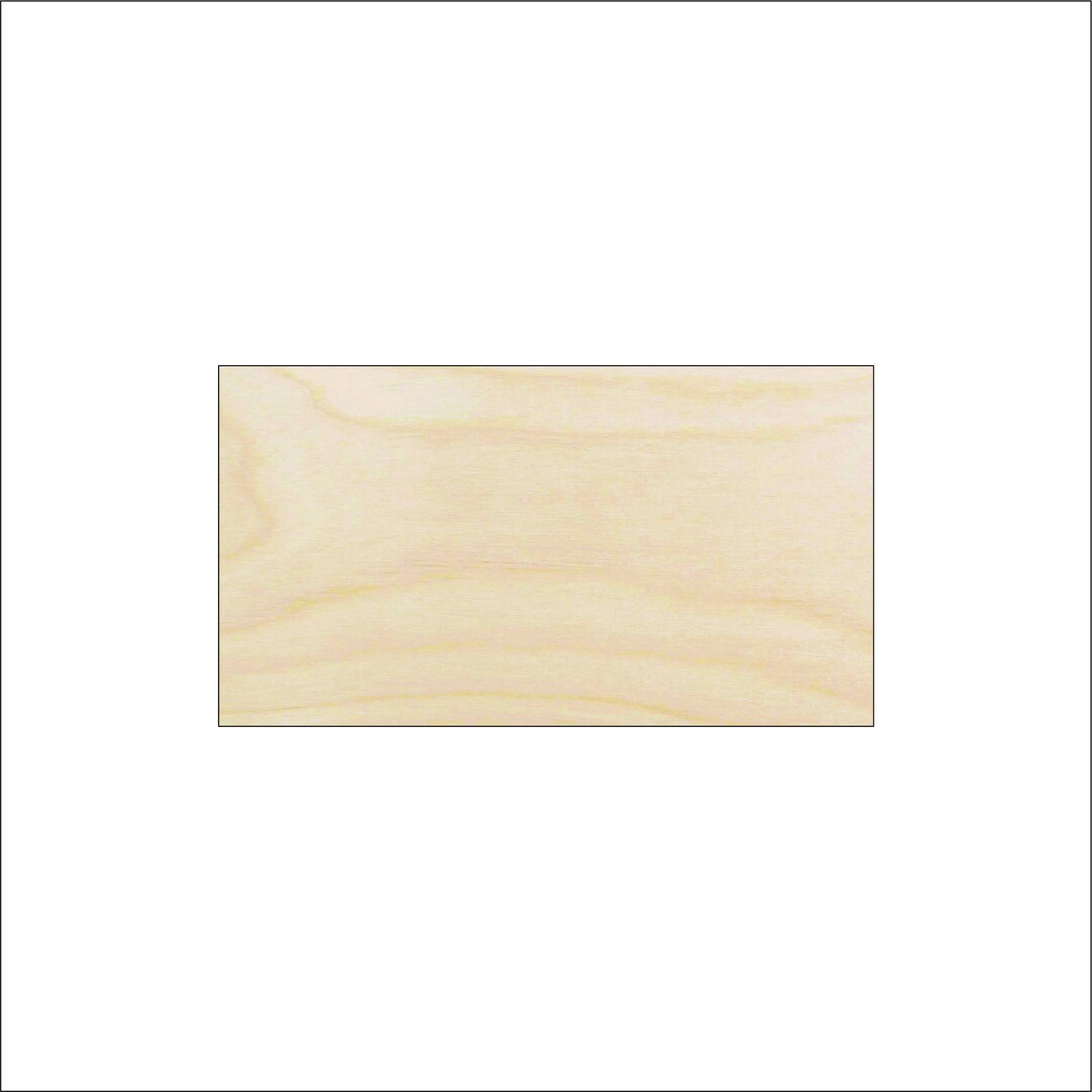 Rectangle - Laser Cut Out Unfinished Wood Shape Craft Supply BSC11 - Etsy