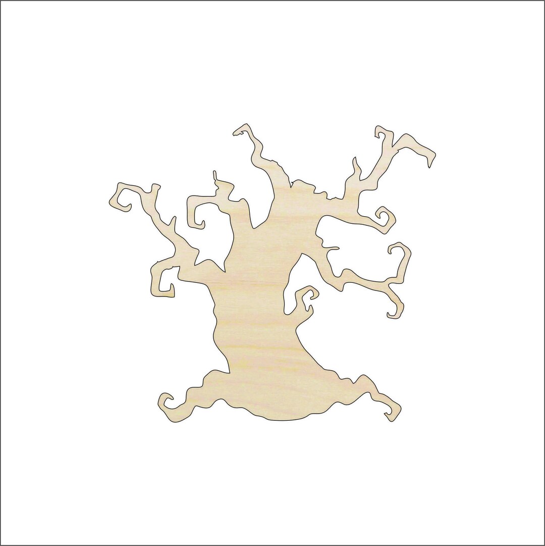 Tree - Laser Cut Out Unfinished Wood Shape Craft Supply FAL13 - Etsy