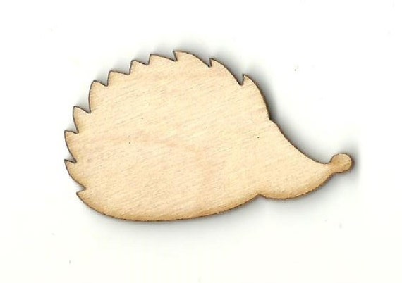 Hedgehog Laser Cut Out Unfinished Wood Shape Craft Supply | Etsy