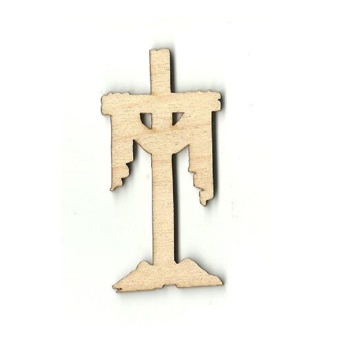 Cross Laser Cut Out Unfinished Wood Shape Craft Supply ESR21 - Etsy