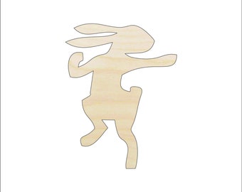 Rabbit 2 multiple Sizes-cutouts Wood Craft Supply-sanded on Both Sides ...