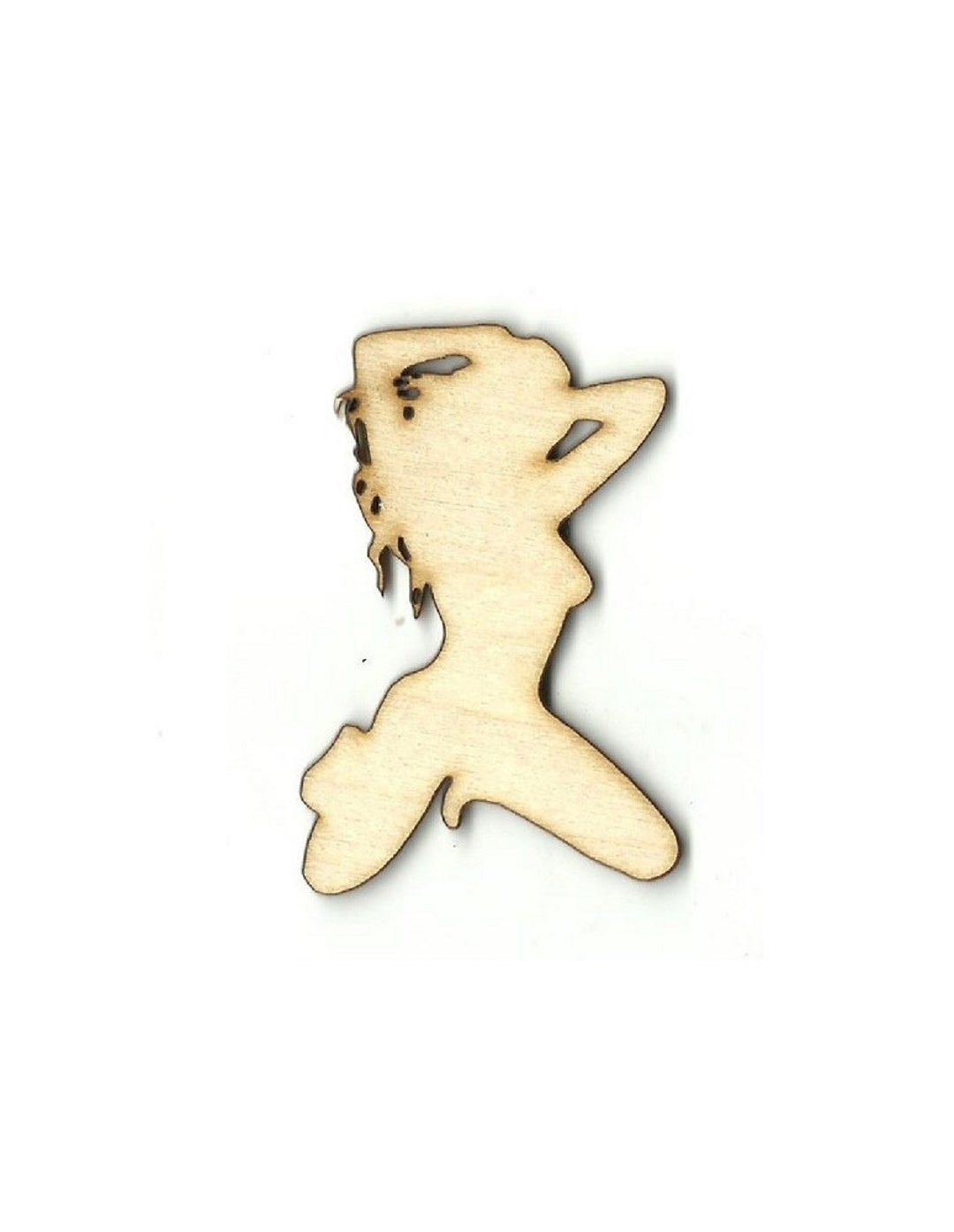 Woman Laser Cut Out Unfinished Wood Shape Craft Supply - Etsy