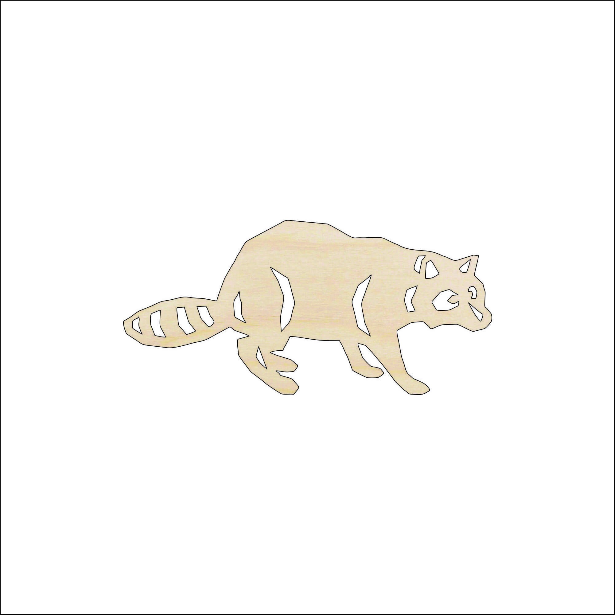 Raccoon Laser Cut Out Unfinished Wood Shape Craft Supply RDT26 - Etsy